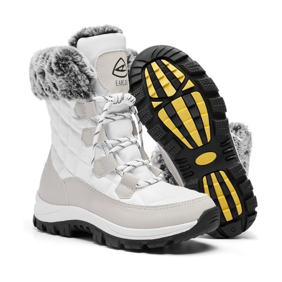 Shoes | Snow Boot With Waterproof Lace Up Midcalf Outdoor Winter Deep ...